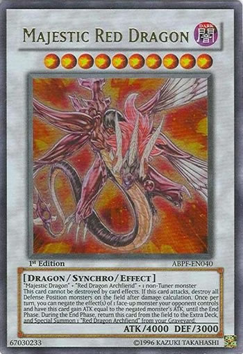 Majestic Red Dragon - Yu-Gi-Oh!