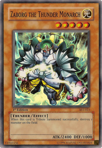 Zaborg the Thunder Monarch - Yu-Gi-Oh!