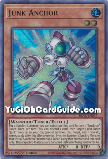 YuGiOh Junk Anchor