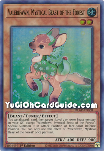 Valerifawn, Mystical Beast of the Forest - Yu-Gi-Oh!