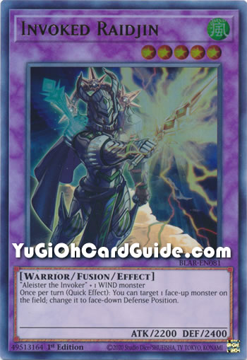 YuGiOh Invoked Raidjin