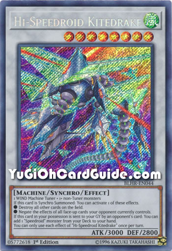 YuGiOh Hi-Speedroid Kitedrake