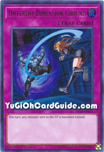 YuGiOh Different Dimension Ground