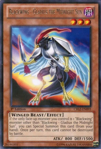YuGiOh Blackwing - Gladius the Midnight Sun