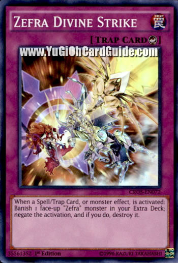 Zefra Divine Strike - Yu-Gi-Oh!