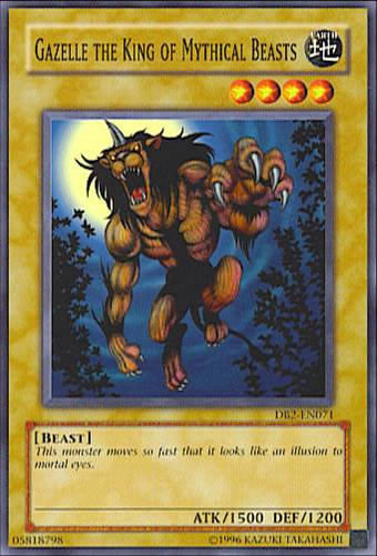 YuGiOh Gazelle the King of Mythical Beasts