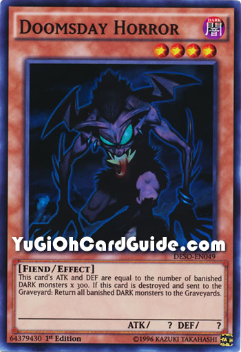 YuGiOh Doomsday Horror