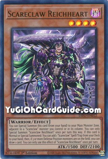 YuGiOh Scareclaw Reichheart