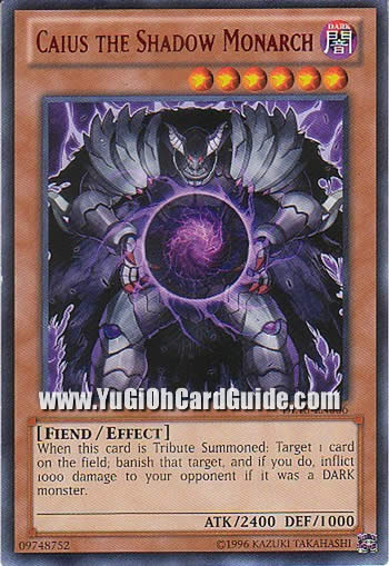 YuGiOh Caius the Shadow Monarch