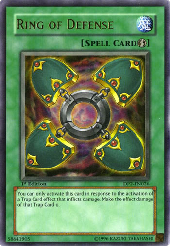 Ring of Defense - Yu-Gi-Oh!