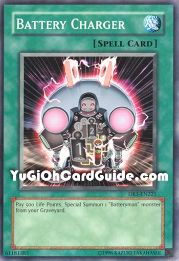 Battery Charger - Yu-Gi-Oh!