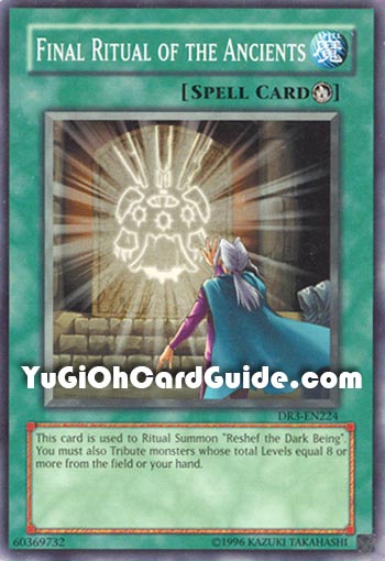 YuGiOh Final Ritual of the Ancients