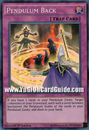 Pendulum Back - Yu-Gi-Oh!