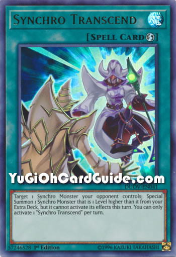 Synchro Transcend - Yu-Gi-Oh!