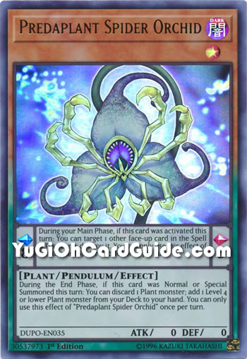 Predaplant Spider Orchid - Yu-Gi-Oh!