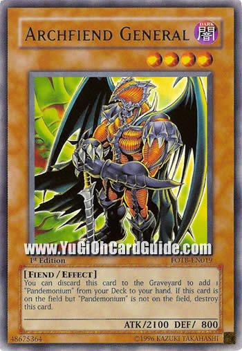 Archfiend General - Yu-Gi-Oh!