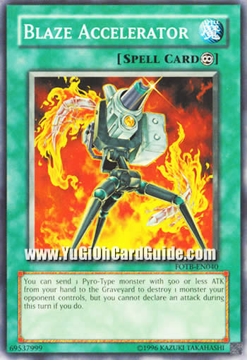 Blaze Accelerator - Yu-Gi-Oh!