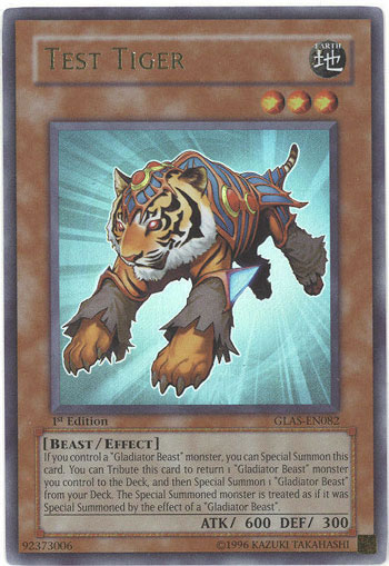 Test Tiger - Yu-Gi-Oh!