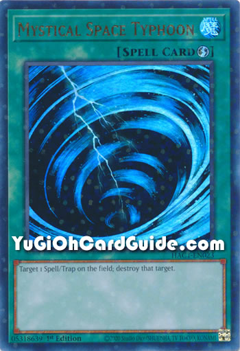 Mystical Space Typhoon - Yu-Gi-Oh!