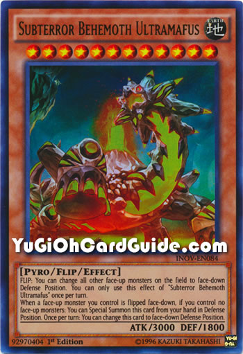 Subterror Behemoth Ultramafus - Yu-Gi-Oh!