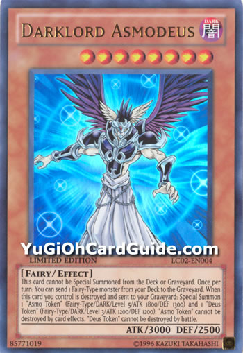 YuGiOh Darklord Asmodeus