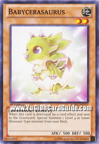 YuGiOh Babycerasaurus