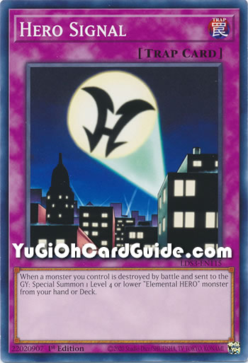YuGiOh Hero Signal