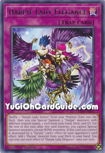Harpie Lady Elegance - Yu-Gi-Oh!