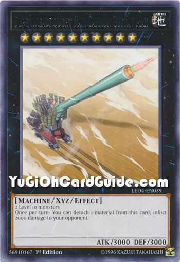 YuGiOh Superdreadnought Rail Cannon Gustav Max