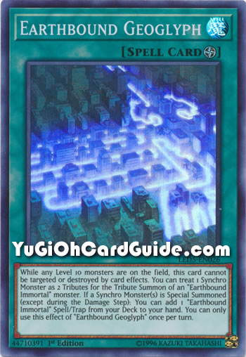 YuGiOh Earthbound Geoglyph