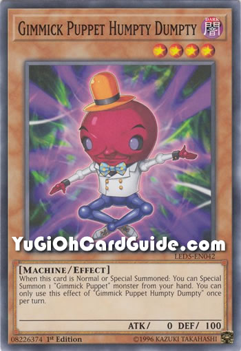 Gimmick Puppet Humpty Dumpty - Yu-Gi-Oh!