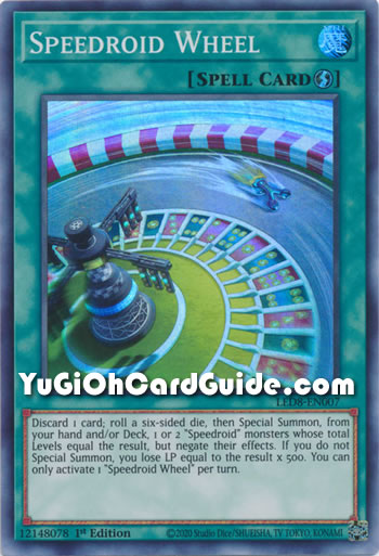 YuGiOh Speedroid Wheel