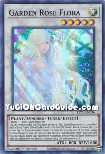 Garden Rose Flora - Yu-Gi-Oh!