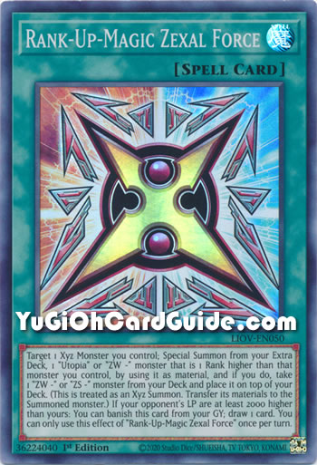 Rank-Up-Magic Zexal Force - Yu-Gi-Oh!