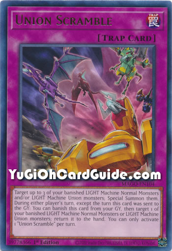 YuGiOh Union Scramble