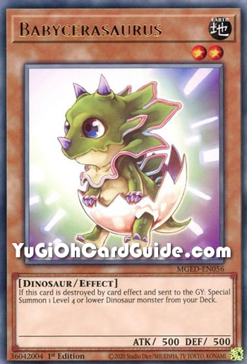 YuGiOh Babycerasaurus