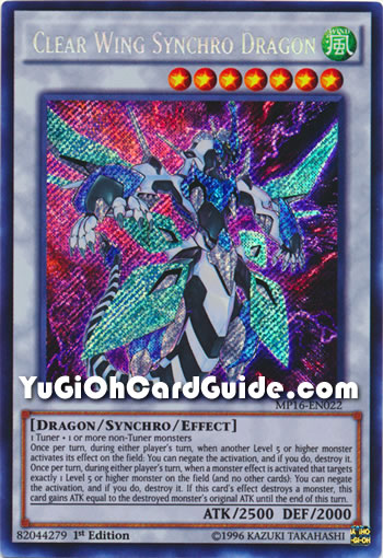 Clear Wing Synchro Dragon - Yu-Gi-Oh!