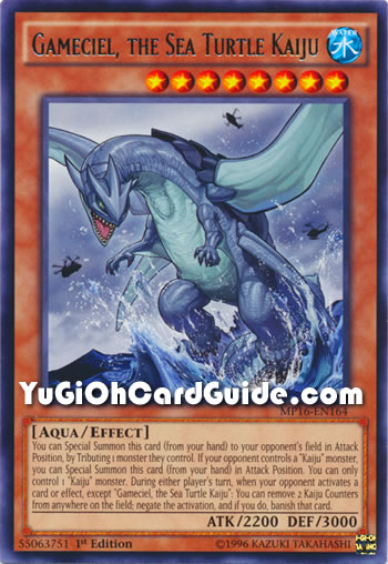 Gameciel, the Sea Turtle Kaiju - Yu-Gi-Oh!