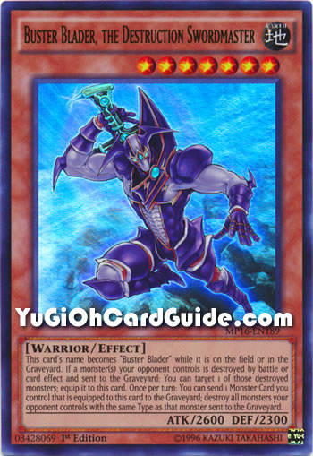 Buster Blader, the Destruction Swordmaster - Yu-Gi-Oh!