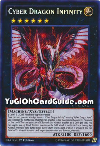 YuGiOh Cyber Dragon Infinity