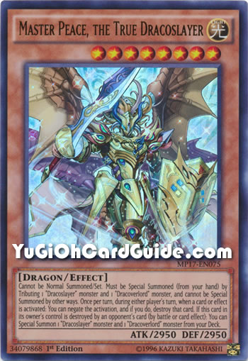 Master Peace, the True Dracoslayer - Yu-Gi-Oh!