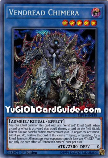 Vendread Chimera - Yu-Gi-Oh!