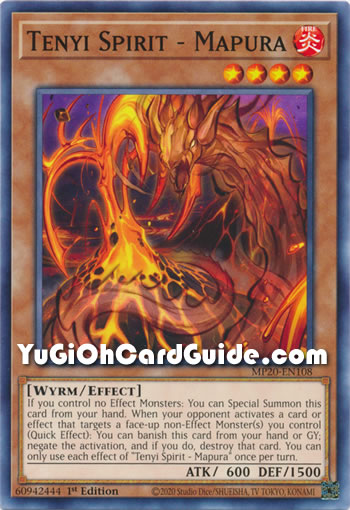 YuGiOh Tenyi Spirit - Mapura