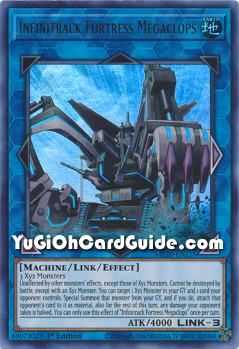 YuGiOh Infinitrack Fortress Megaclops