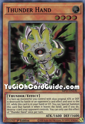 Thunder Hand - Yu-Gi-Oh!