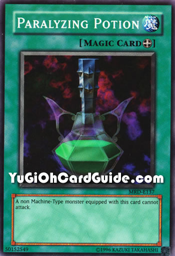 YuGiOh Paralyzing Potion