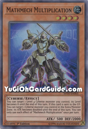 YuGiOh Mathmech Multiplication