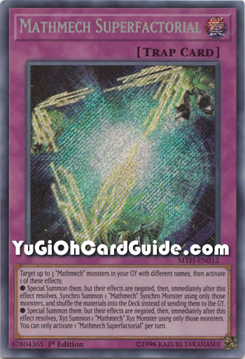 YuGiOh Mathmech Superfactorial