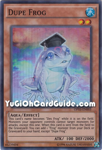 YuGiOh Dupe Frog