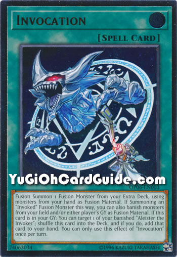 YuGiOh Invocation